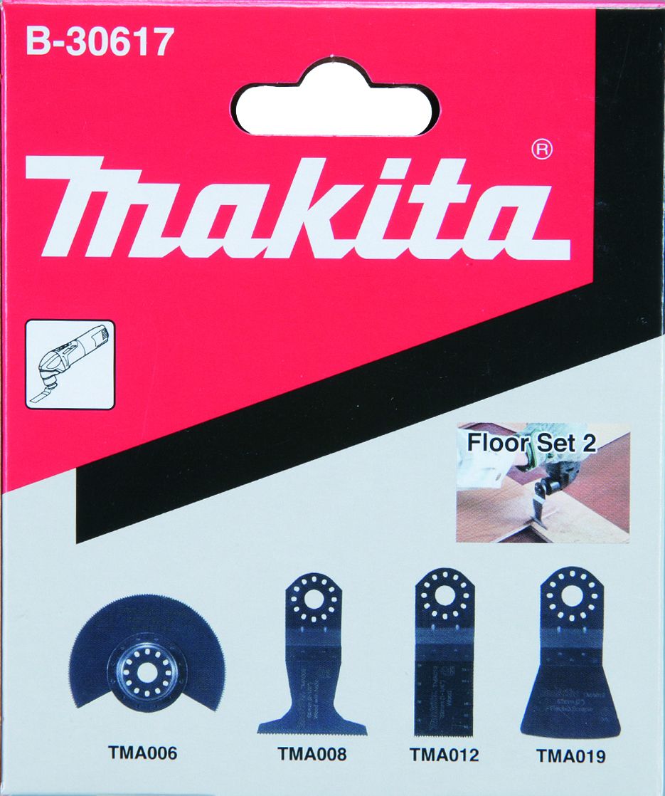 Ensemble de 4 accessoires pour parquet Makita B-30617 — outils.fr