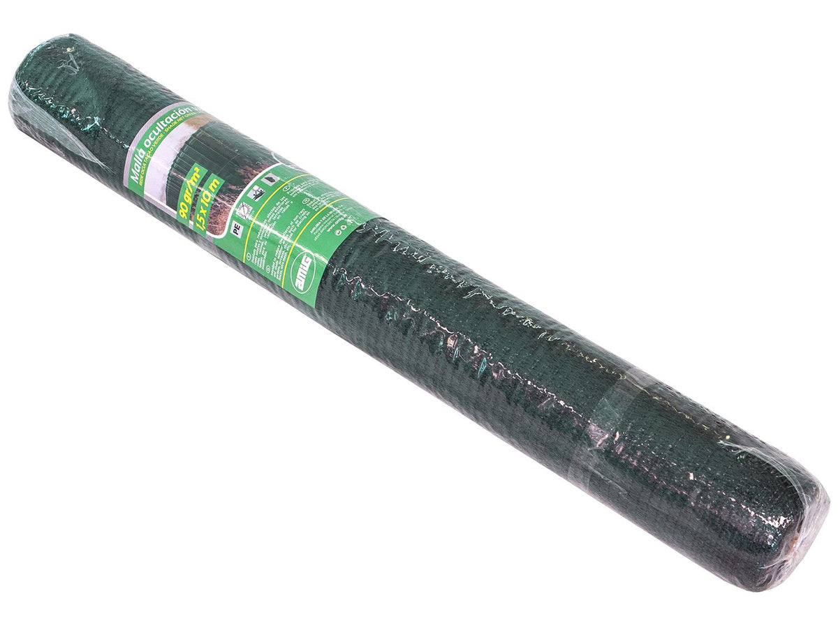 Brise-vue vert foncé de 90gr/m2, 1,5 mètres de haut par 10 m 23610 ...