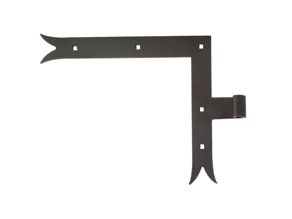 Penture equerre 400 x 240 x 4 mm Droite QC pour le montage avec gond p ...