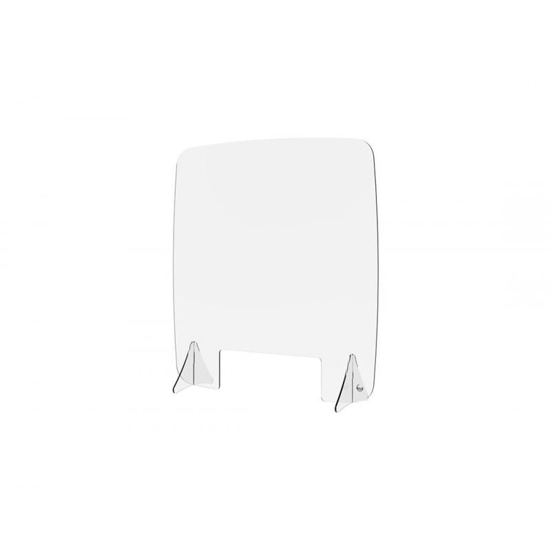 Cloison de protection en plexiglass sur pied lg 900mm x ht 650 mm - 13 ...
